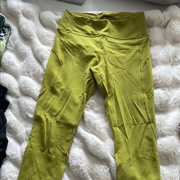 lululemon athletica | Pants & Jumpsuits | Lululemon Athletica Lime ...